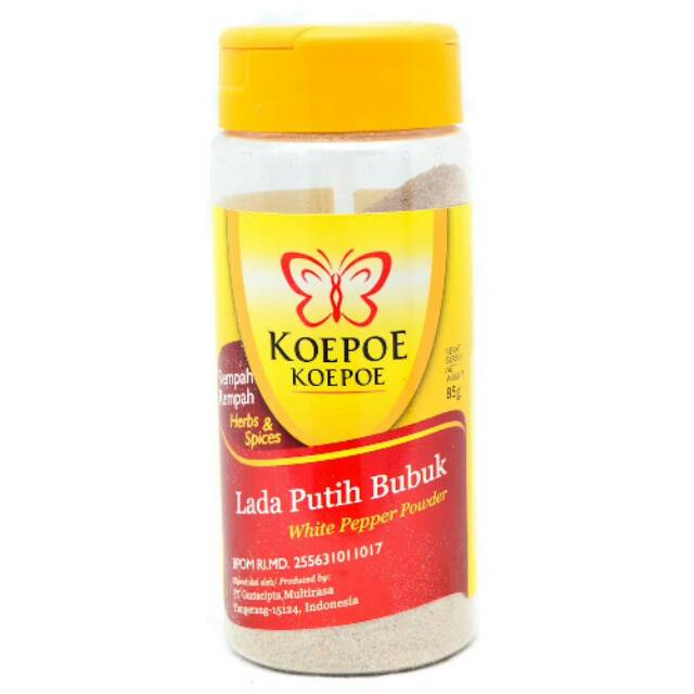 Jual LADA PUTIH BUBUK KOPOE KOPOE 83 GRAM | Shopee Indonesia