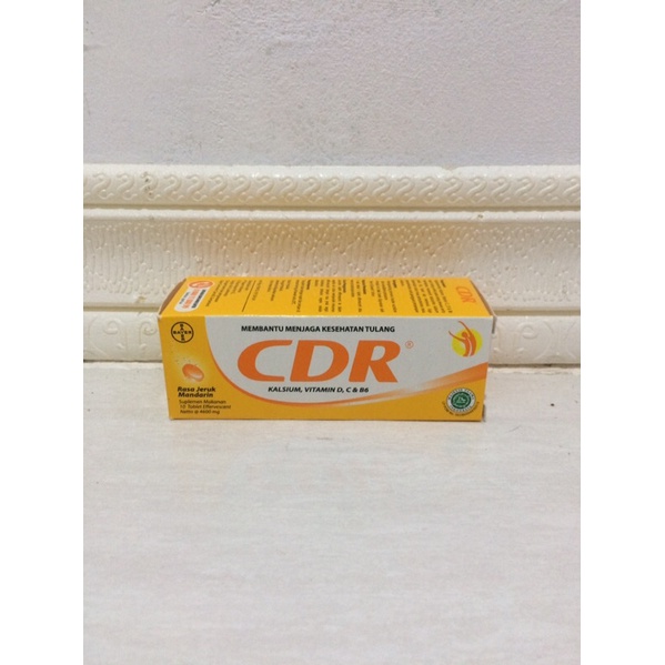 Jual CDR Suplemen Makanan 10 Tablet Effervescent Kalsium Vitamin D C B6 ...
