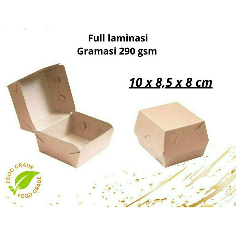 Jual DUS KOTAK BURGER / BOX SNACK / DIMSUM / TAKOYAKI / SIOMAY LUNCHBOX ...