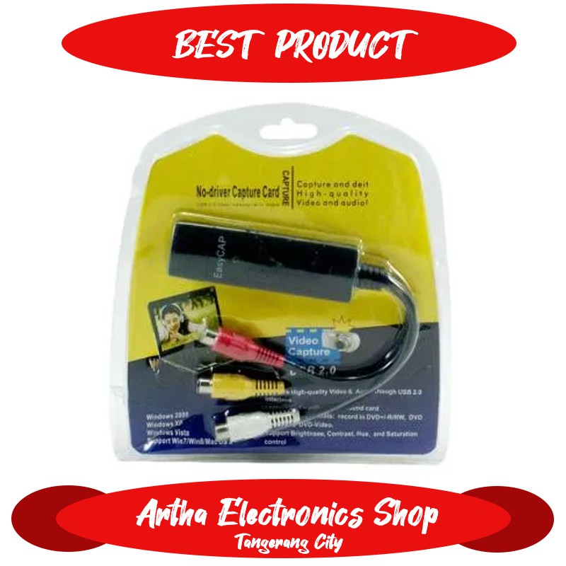 Jual Converter USB to AV EasyCap UTV007 Channel DVR Terlengkap AES ...