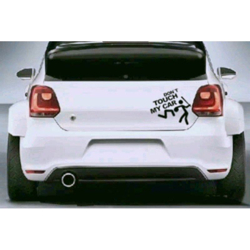 Jual Sticker Mobil Jdm Dont Touch My Car Cutting Stiker Mobil Shopee