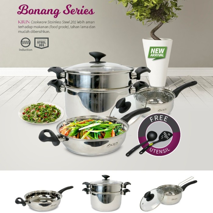 Jual KIRIN PANCI SET STAINLESS BONANG SERIES / Kirin Bonang set Series ...