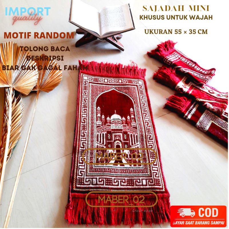 Jual SEJADAH MINI TURKI / SAJADAH MINI UNTUK MUKA WAJAH / SEJADAH ANAK ...