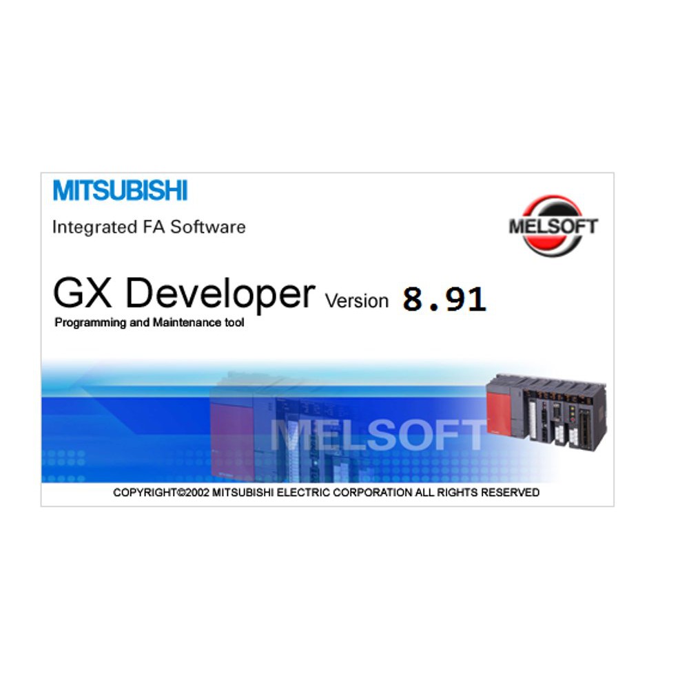 Jual Dijual Software PLC Mitsubishi GX Developer 8 91 GX Simulator 7 ...
