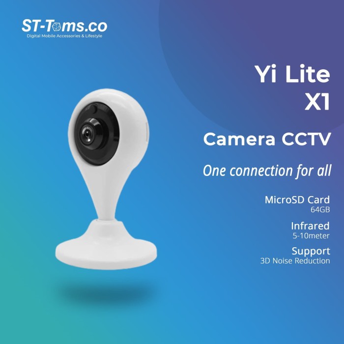Jual Yi Lite X1 Wifi IP Camera CCTV Full HD1080p International Version ...