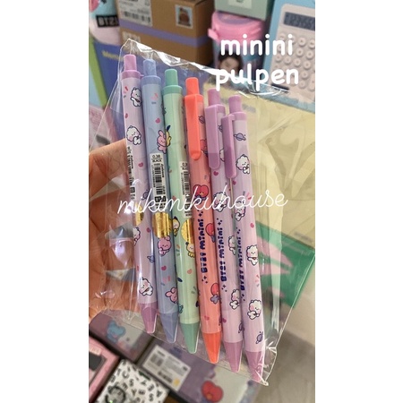 Jual OFFICIAL MININI BT21 BALL PEN GEL INK 3 COLOR PULPEN BT21 MONOPOLY ...