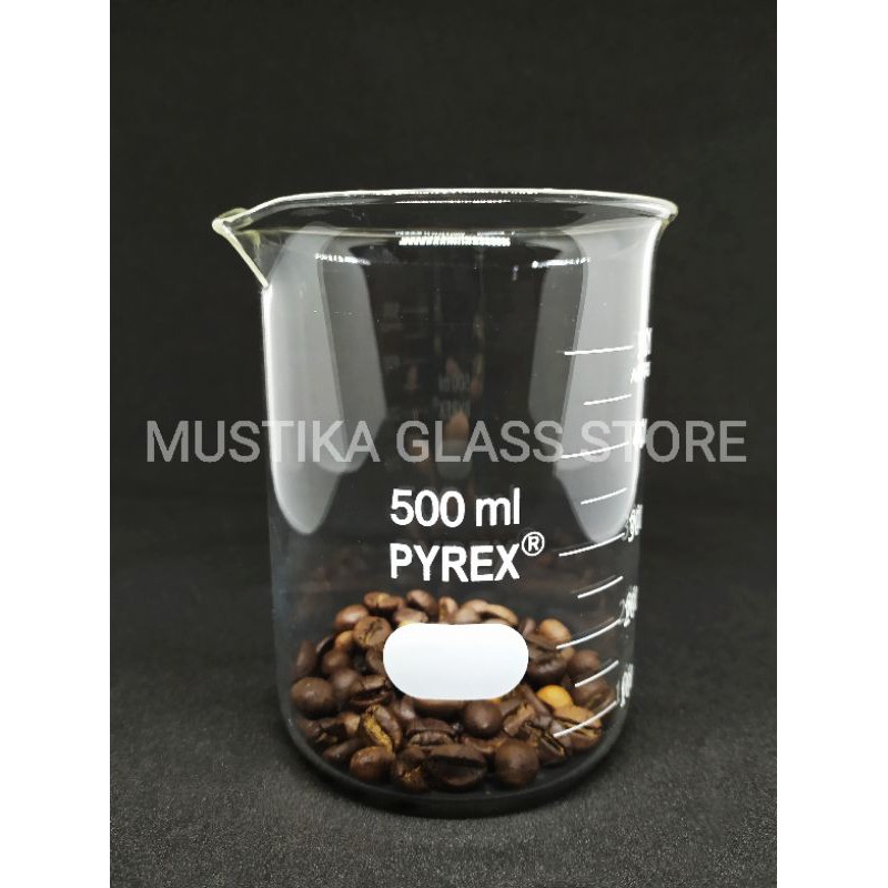 Jual Beaker glass - Gelas kimia 500ml - 500 ml pyrex | Shopee Indonesia