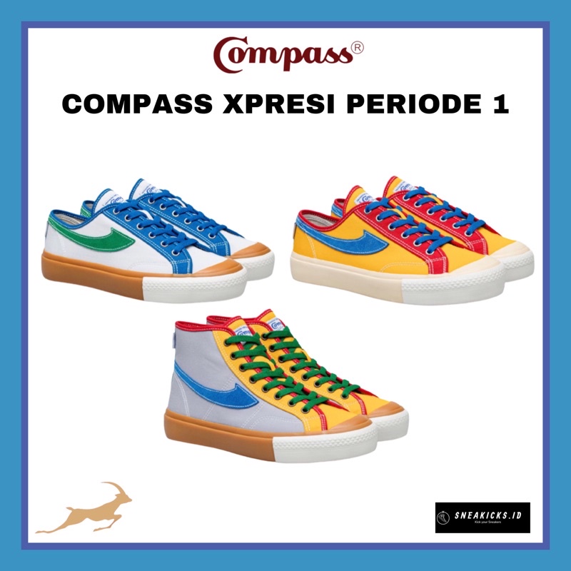 Jual [ORIGINAL] SEPATU COMPASS XPRESI PERIODE 1 YOSHUA / ARIA ...