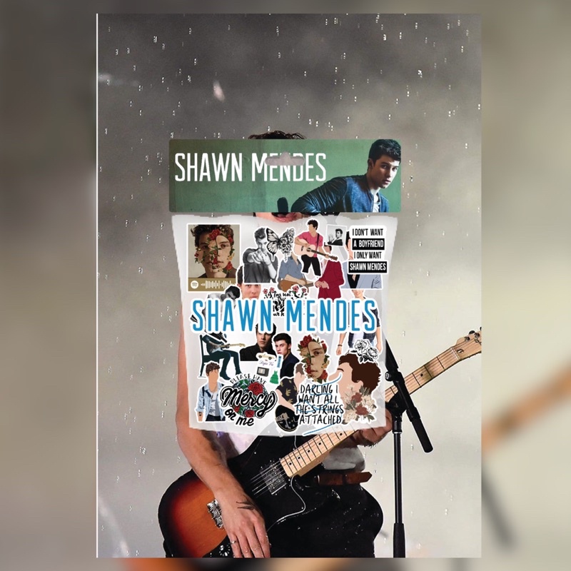 Jual [25 PCS STICKERS] Stickers Shawn Mendes untuk laptop | Shopee ...