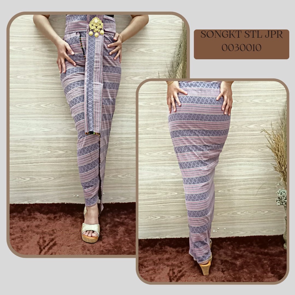 Jual KAIN KAMEN SONGKET TENUN STL / KAIN KAMEN SONGKET TENUN DENGAN SELENDANG | Shopee Indonesia