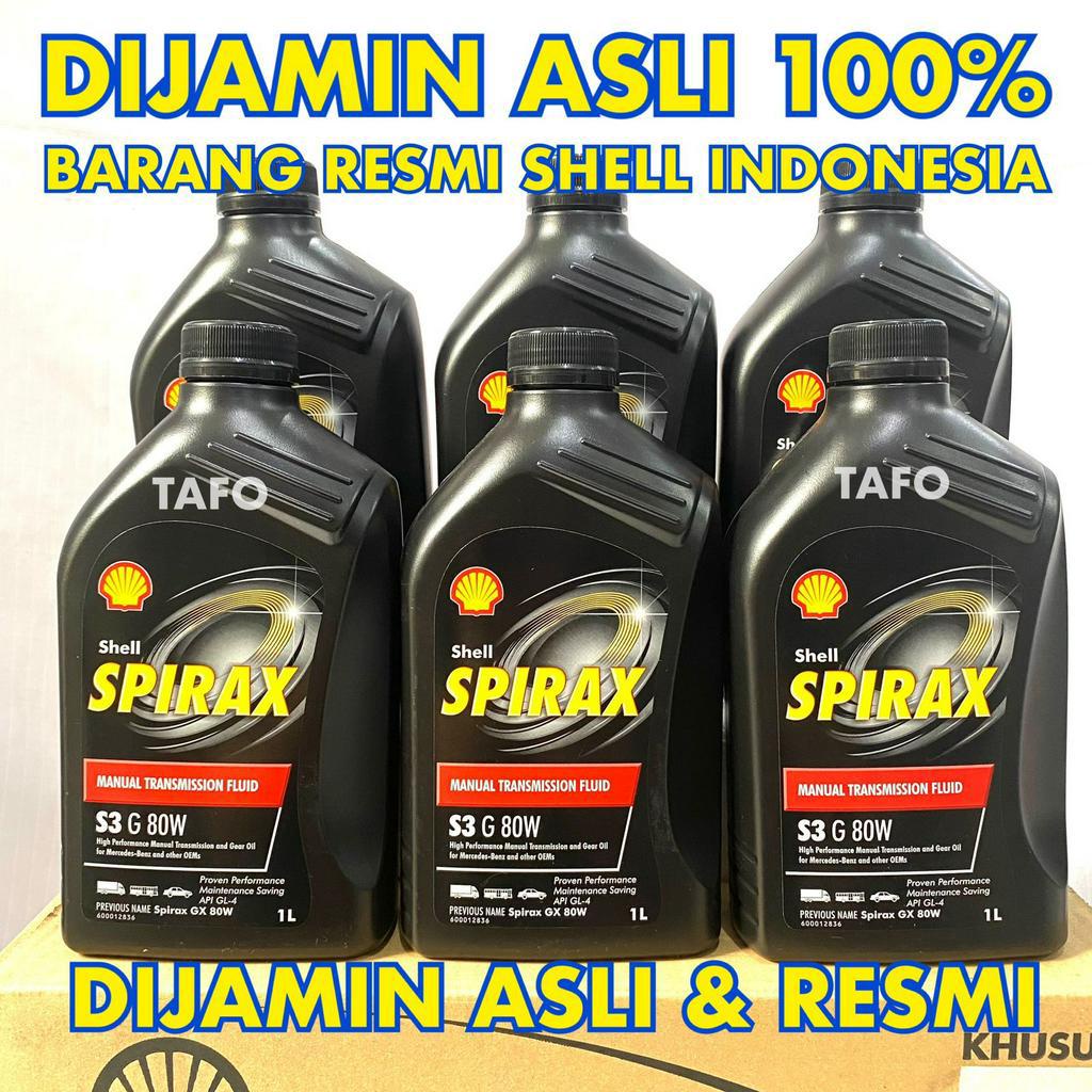 Jual SHELL SPIRAX S3 G 80W / OLI TRANSMISI MANUAL SHELL SPIRAX | Shopee ...