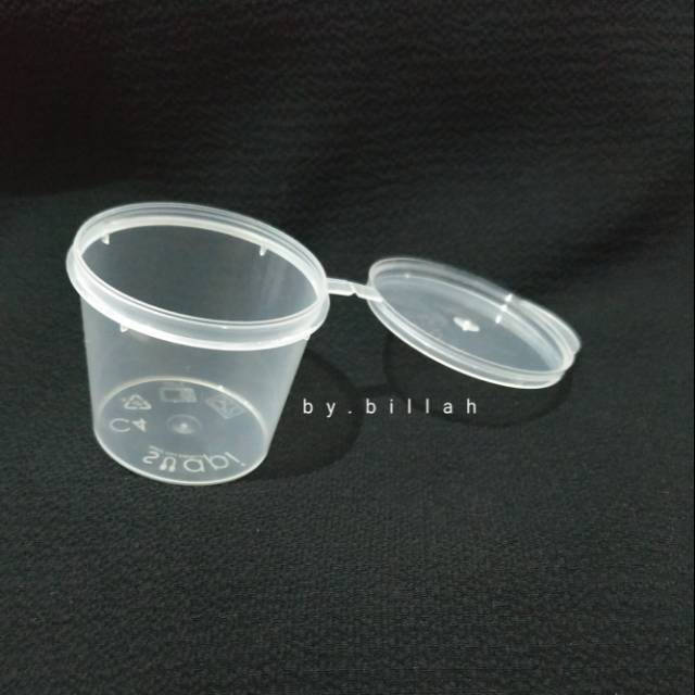 Jual Cup Sambal Saos / Sauce 25 ml Suapi Plastik / Cup Obat / Tempat ...