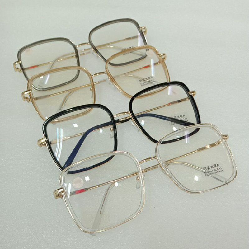 Jual Frame Kacamata Besi Kotak | Shopee Indonesia