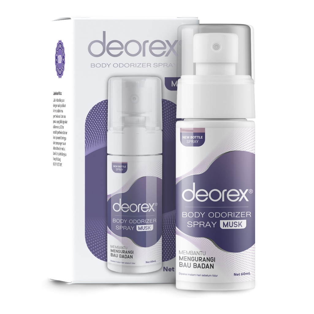 Jual DEOREX Body Odorizer Spray 60 Ml / Deodorant - Penghilang Bau ...