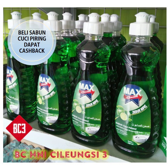 Jual Max Clean Cuci Piring Botol 450ml | Shopee Indonesia