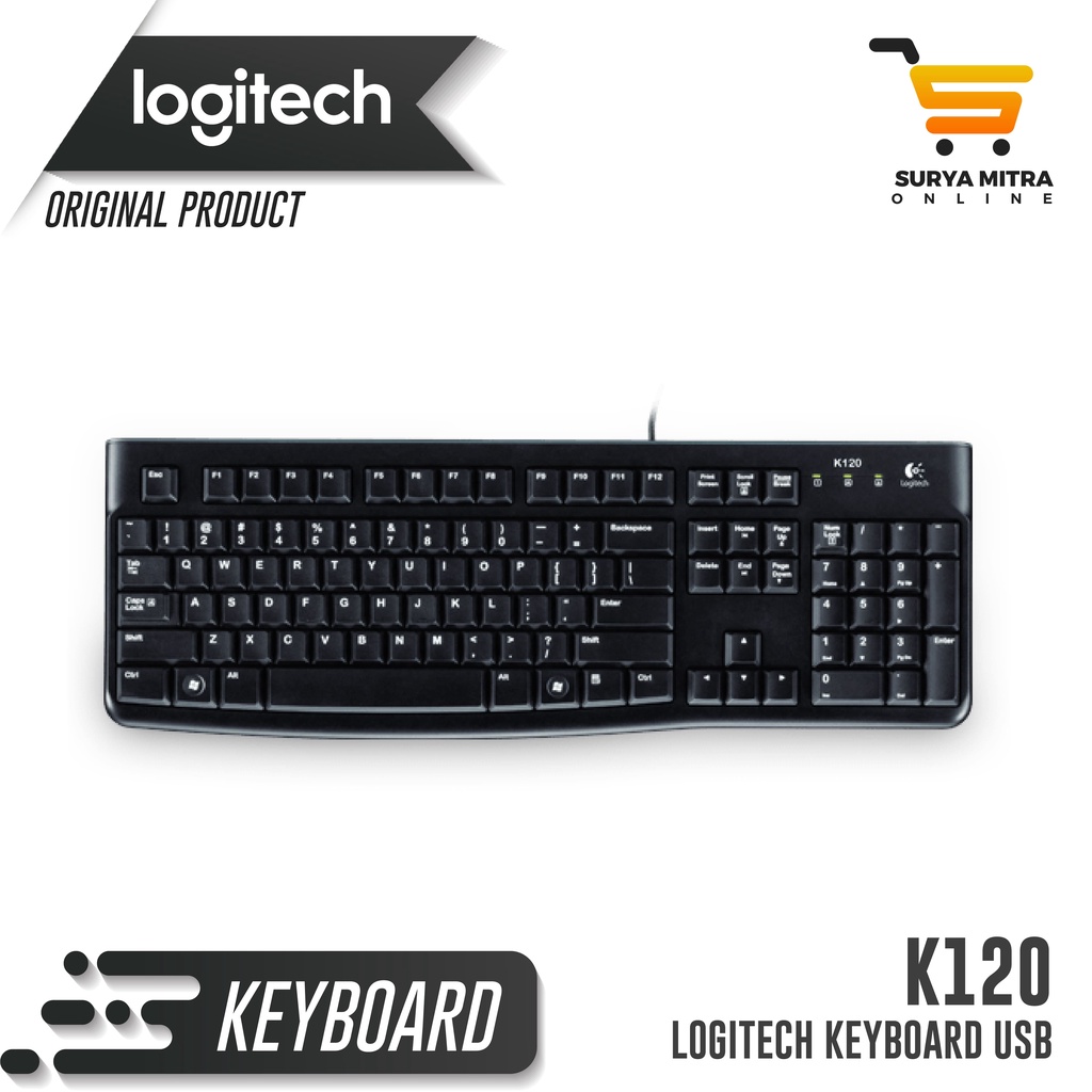 Jual Keyboard Logitech K120 Terlengkap & Harga Terbaru Juni 2026 ...