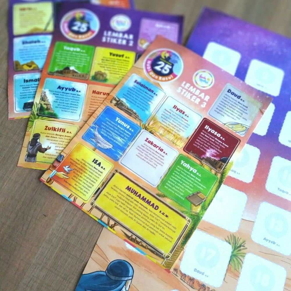 Jual Poster Stiker 25 Nabi dan Rasul | Shopee Indonesia