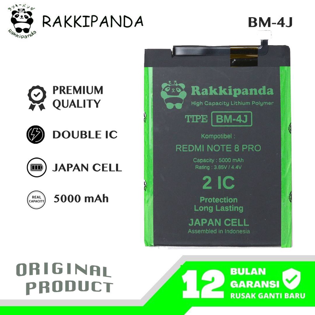 Jual RakkiPanda - BM4J Redmi Note 8 Pro Batre Batrai Baterai | Shopee ...