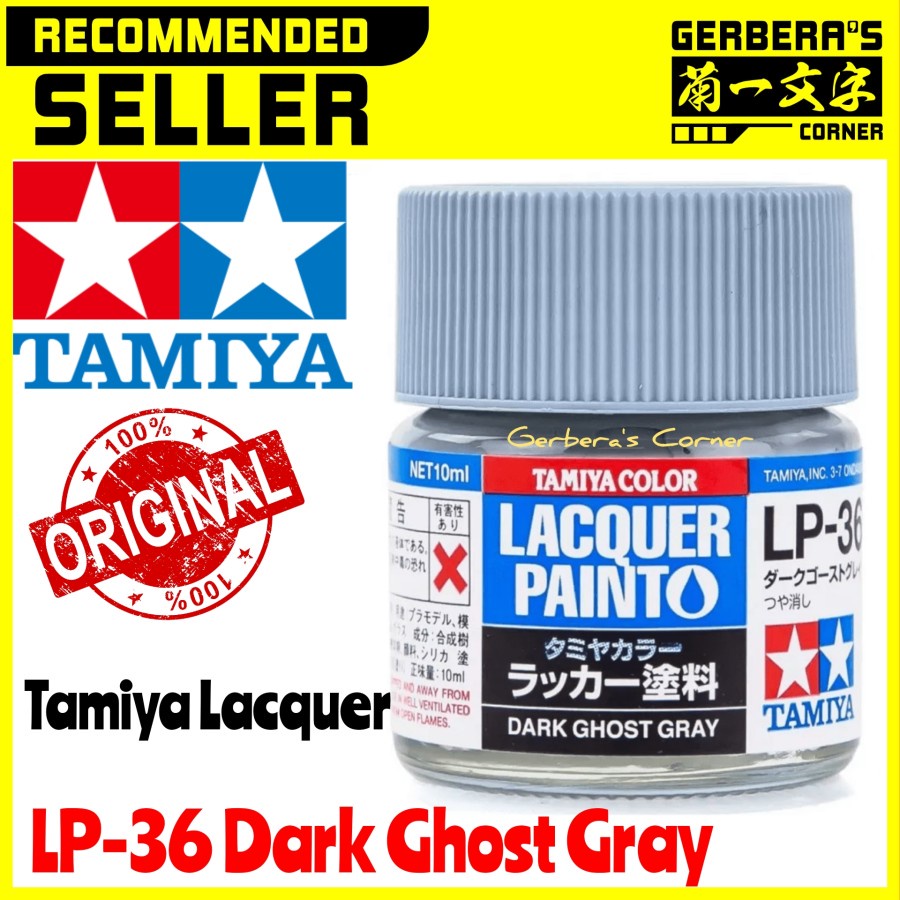 Jual Tamiya Lacquer LP-36 LP36 Dark Ghost Gray Cat Gundam Model Kit Ori ...