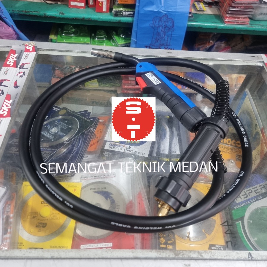 Jual STANG TANG MESIN LAS CO2 MIG WELDING GUN TORCH MB15AK MB 15 AK ...