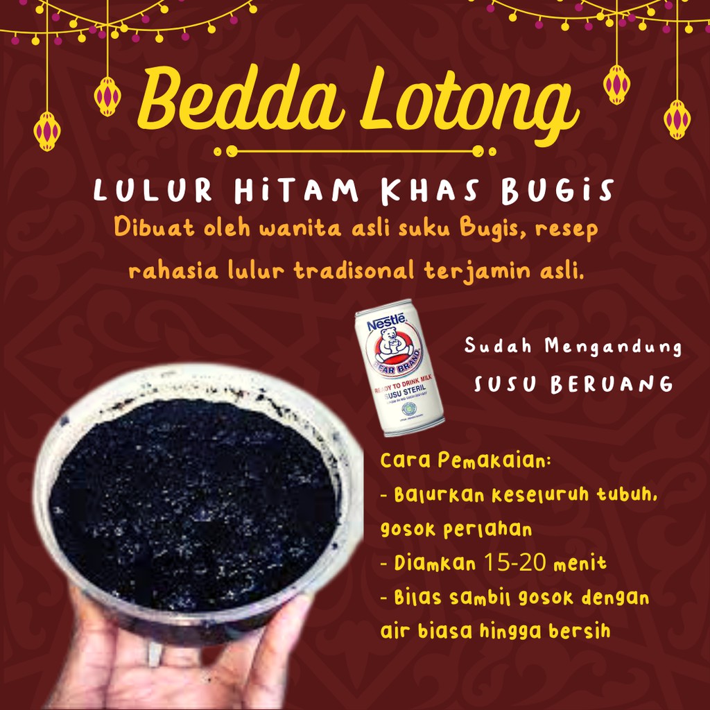 Jual Lulur Tradisional Bugis Asli Bedda Lotong | Shopee Indonesia