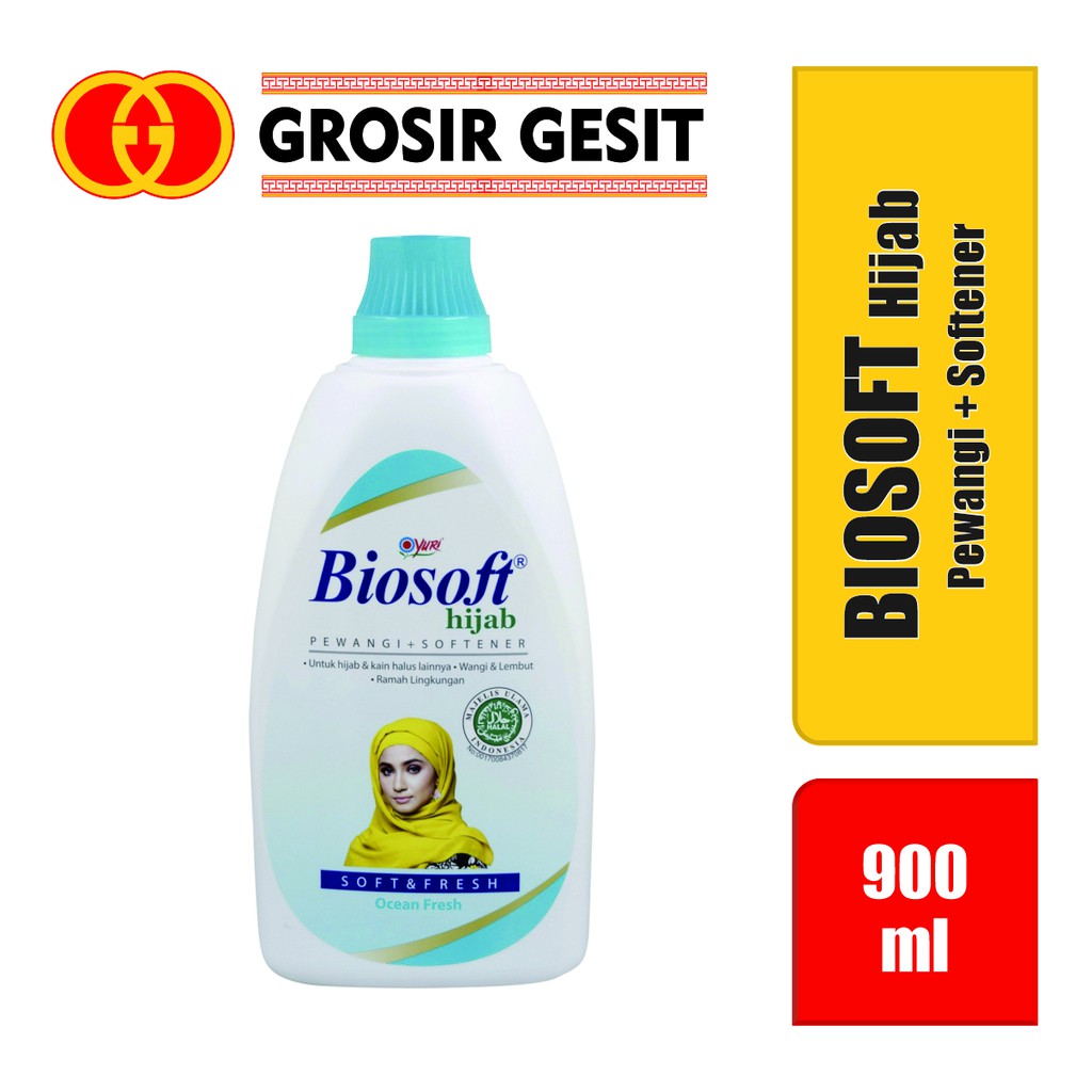 Jual Yuri Biosoft Hijab Pewangi + Softener Botol 900ml | Shopee Indonesia