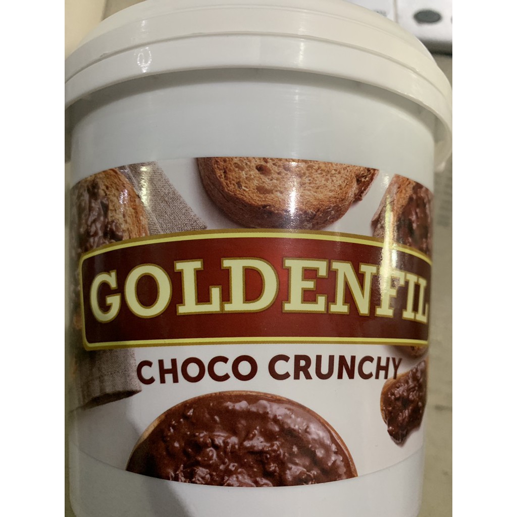 Jual Goldenfil Choco crunch 1 kg pail / chocolate selai coklat ...