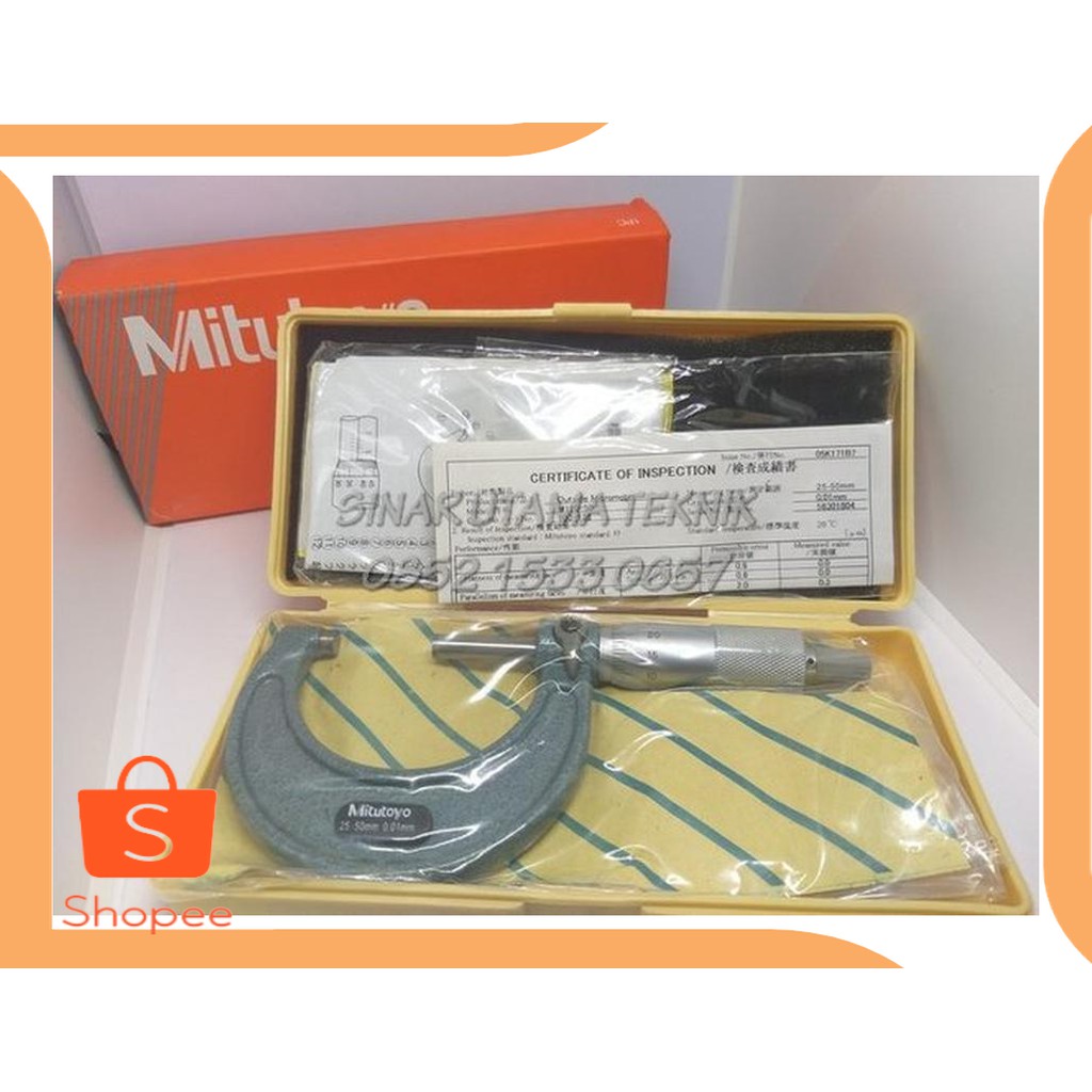 Jual Unik suku cadang Micrometer 25-50 Mitutoyo Micro Meter Mitutoyo 25 ...