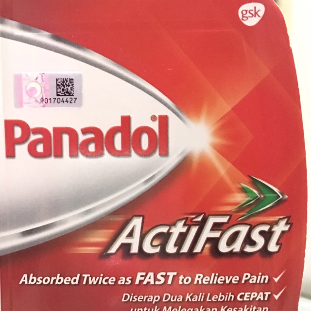 Jual Panadol ActiFast Compack Import (travel packing) isi 10tablet per ...