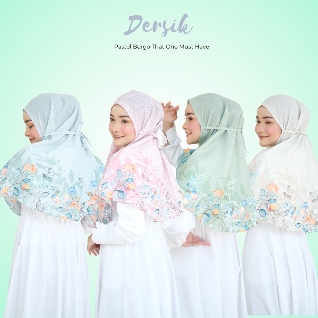 Jual [Bergo Motif] Dersik - Bergo Super Nyaman dan Adem - 4 Warna ...