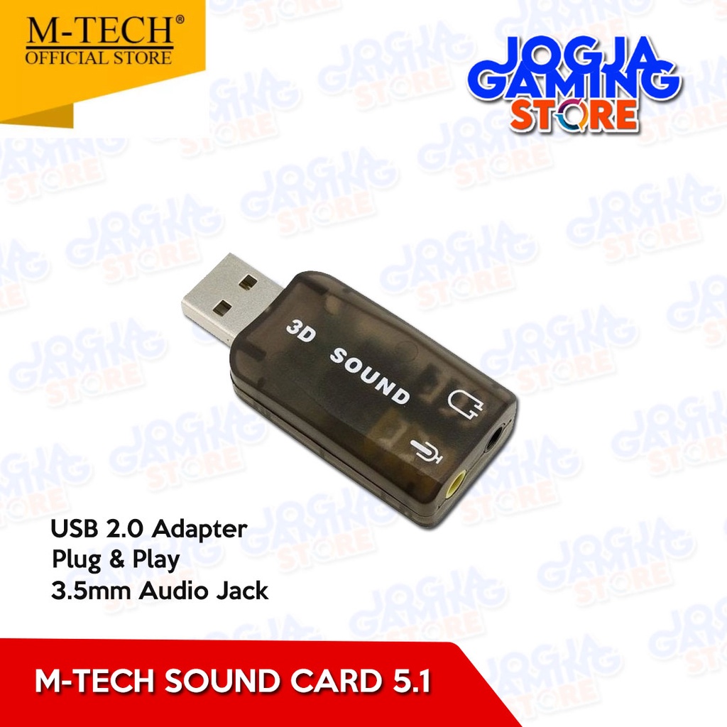 Jual M-TECH ORIGINAL SOUNDCARD 5.1 USB Sound Card 5.1 | Shopee Indonesia