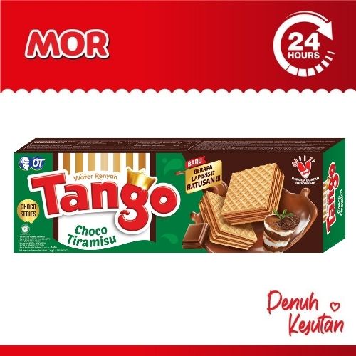 Jual TANGO Wafer Tiramisu Choco Series 110 gr | Shopee Indonesia