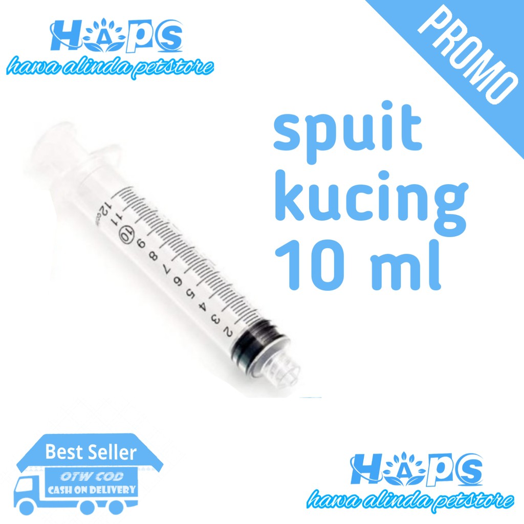 Jual spet kucing pipet makan minum kucing ukuran 10 ml | Shopee Indonesia