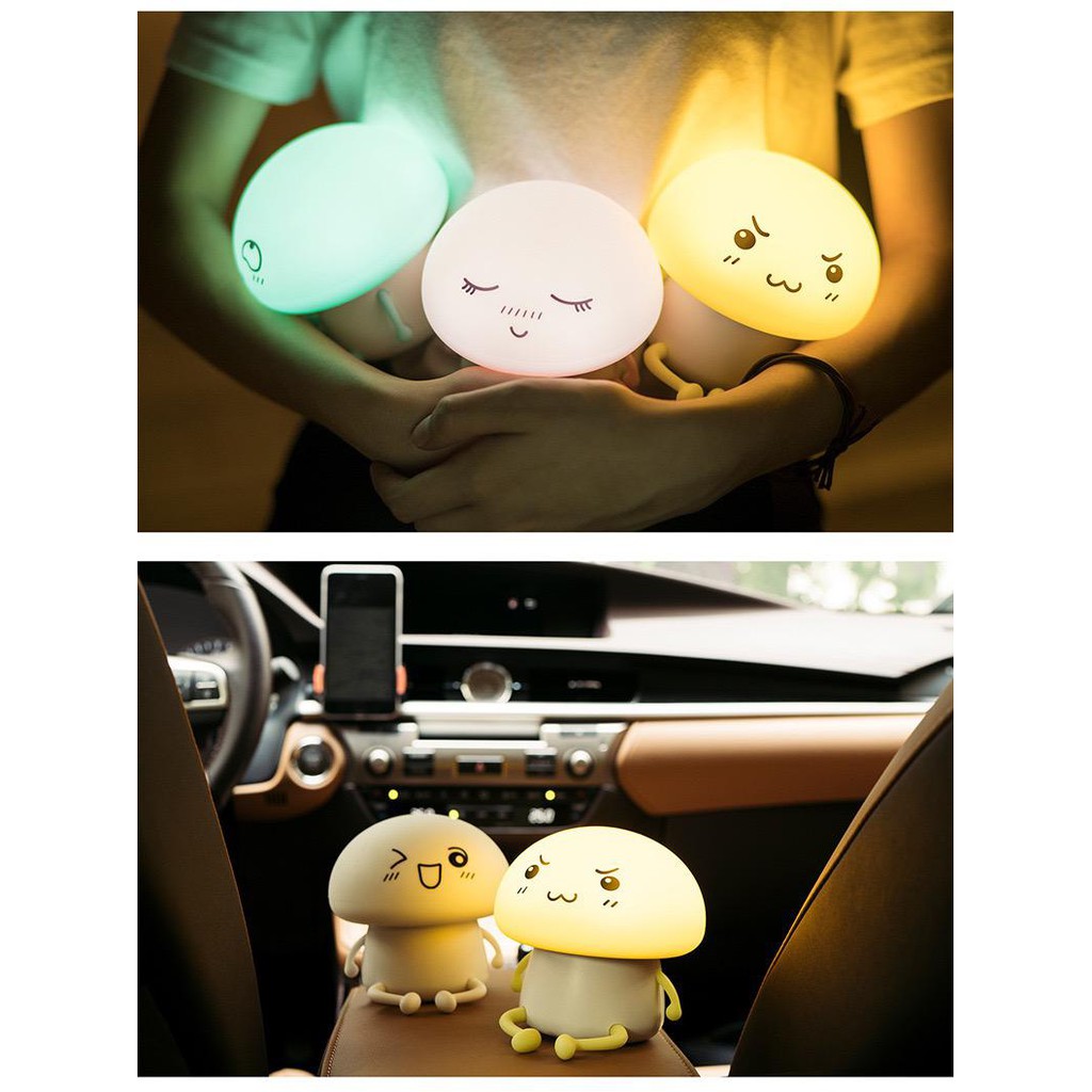 Jual Emoticon Atmosphere Lamp / Lampu Tidur Jamur / Lampu Tidur ...
