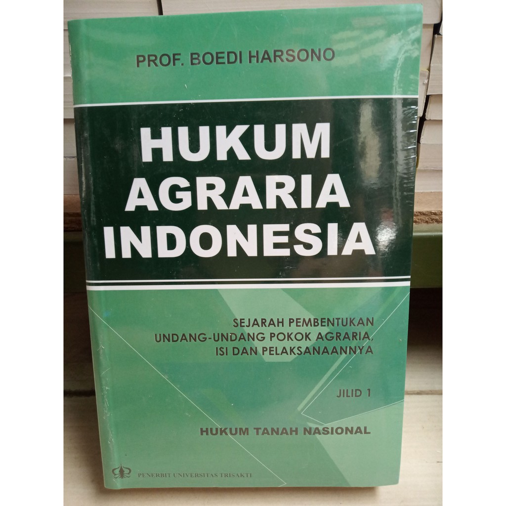 Jual BUKU HUKUM AGRARIA Indonesia. prof boedi harsono | Shopee Indonesia