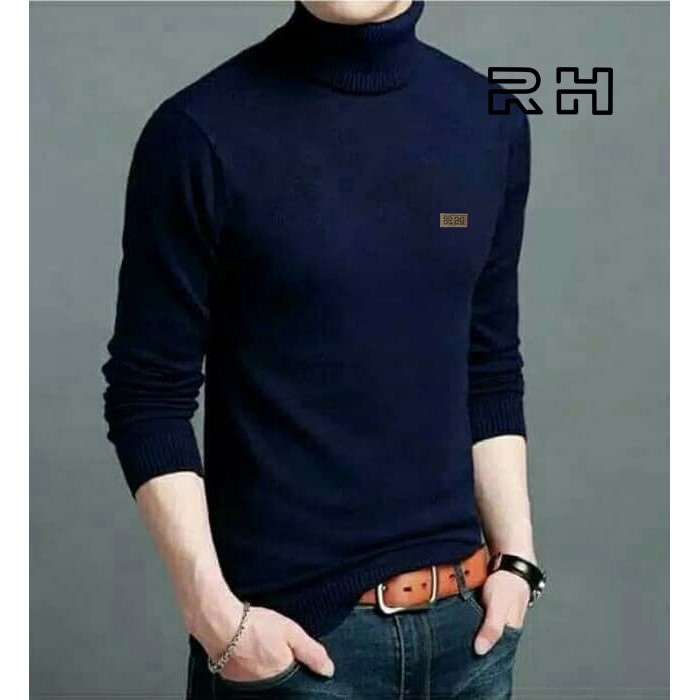 Jual BAJU RAJUT TURTLENECK/sweater rajut pria turtleneck/SWEATER RAJUT ...