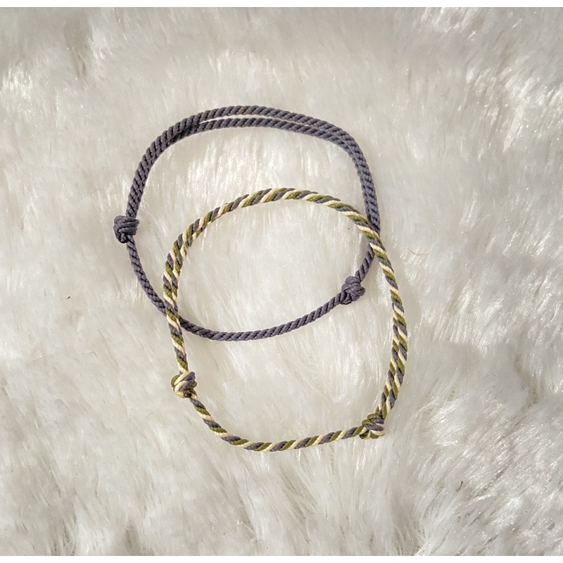 Jual [variasi A] 2pcs Gelang Tali Ulir Simple l Gelang Tali Cute l ...