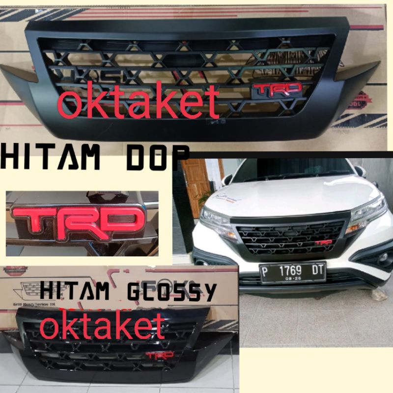 Jual Grill depan all new rush terios 2018-2022 sporty model TRD hitam ...