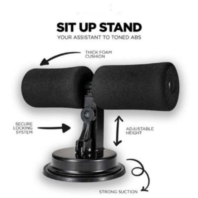 Jual COD Alat Penunjang Sit Up.Sit Up Stand. Sit Up Helper - Hitam ...