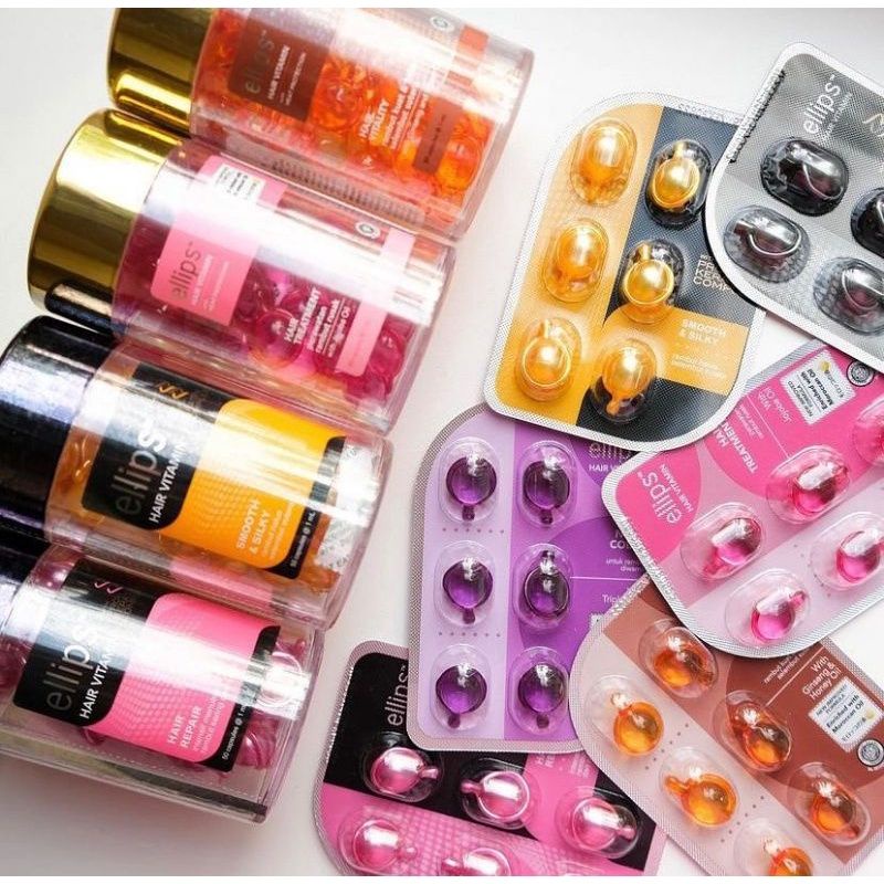 Jual Ellips vitamin rambut botol 50pcs vitamin ellips hair vitamin ...
