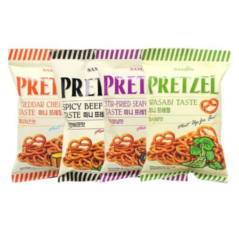 Jual SAMJIN PRETZEL SNACK KOREA 85g | Shopee Indonesia