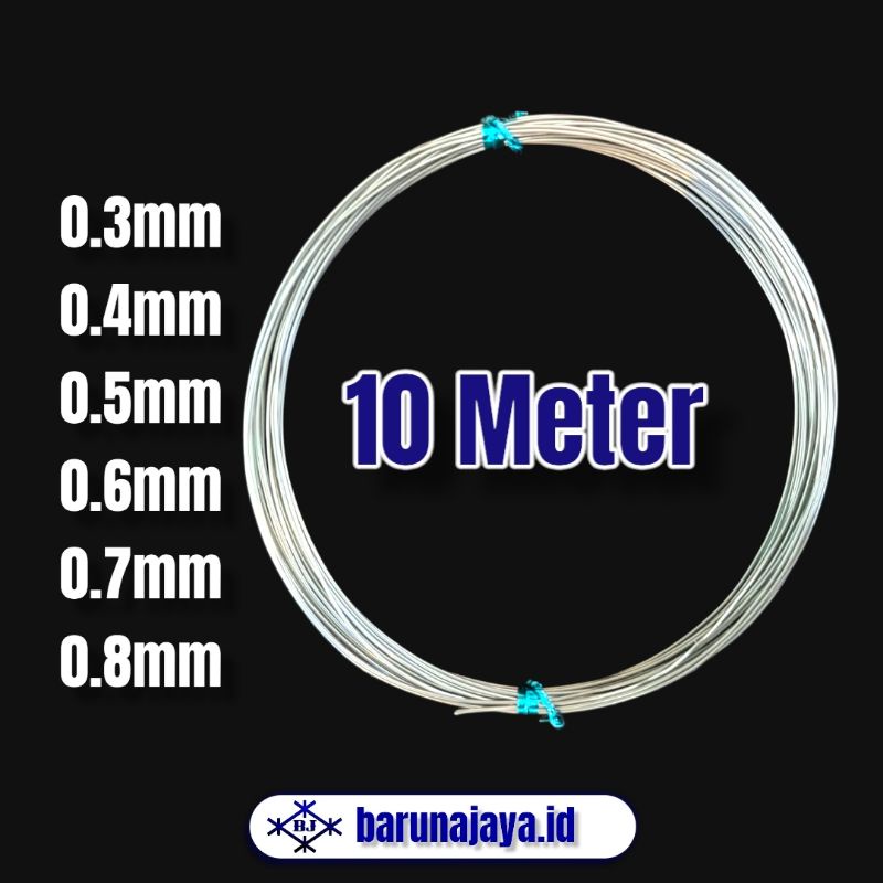 Jual BARUNA - 10Meter Kawat Neklin HARD dan SOFT Stainless Steel Metal ...