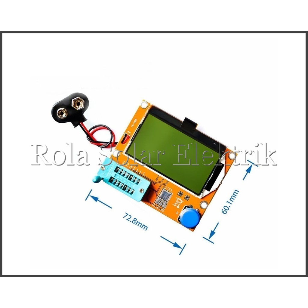 Jual LCR-T4 grafis transistor tester, Resistansi kapasitansi ESR ...