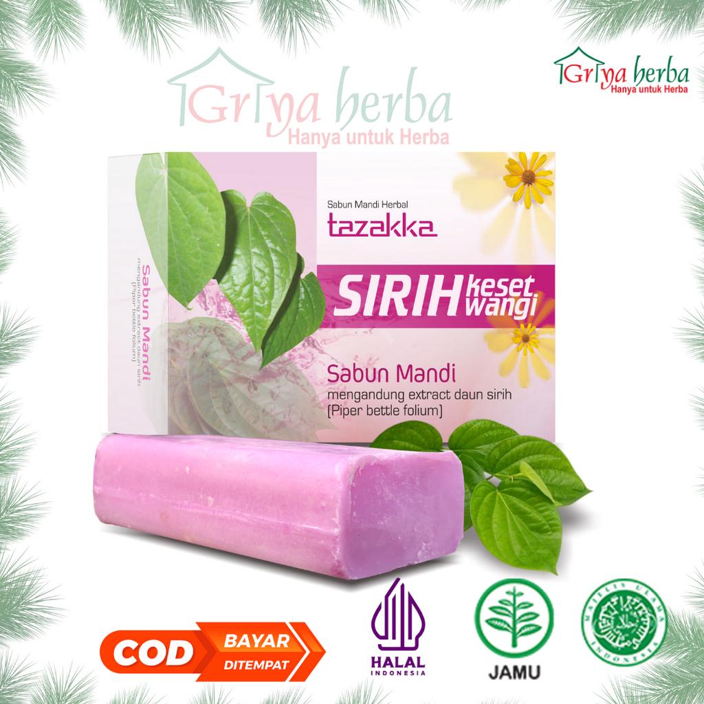 Jual Sabun Mandi SIRIH KESET WANGI Batang Herbal Tazakka Asli Original ...