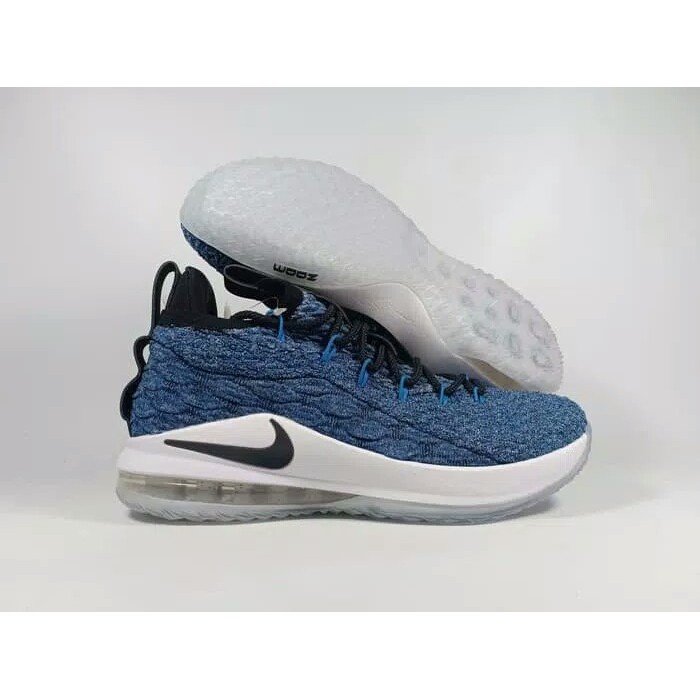 Jual sepatu basket lebron 15 low signal blue | Shopee Indonesia