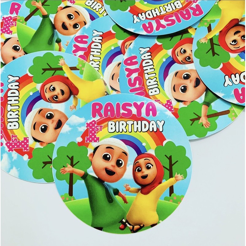 Jual Nusa Rara Sticker Pudding / Sticker Bento / Hampers Souvenir ...