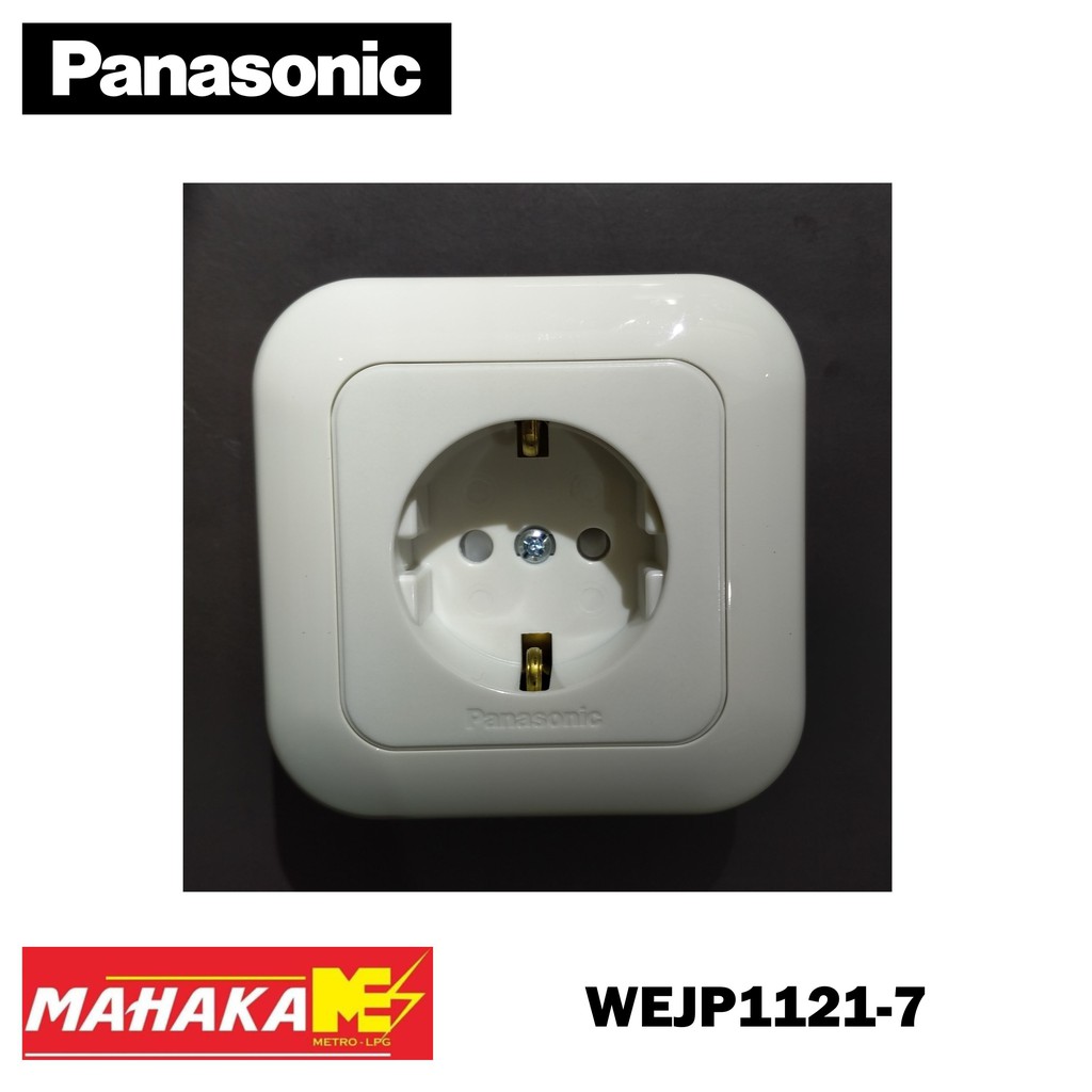 Jual Stop Kontak Grounding Cp Panasonic WEJP1121-7 | Shopee Indonesia