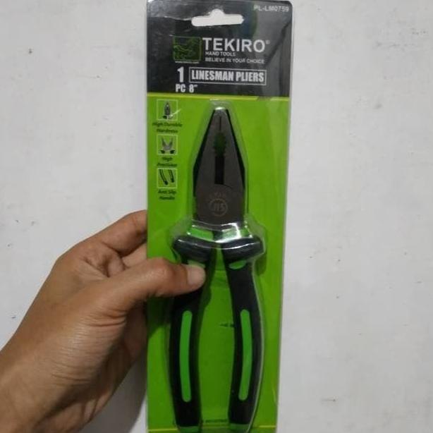 Jual Produk Unggulan] Tang Kombinasi 8" TEKIRO PL-LM0759 (Best Seller ...