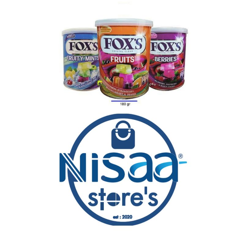 Jual Fox's Permen Berry Fruits Kemasan Kaleng 180gram | Shopee Indonesia