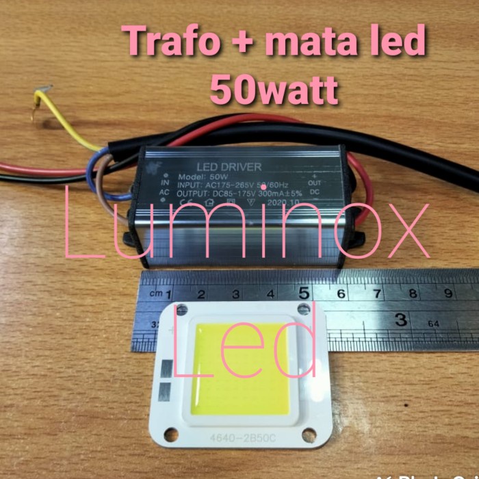 Jual Sale Mata Led Pju Cobra 50W 50 Watt Set Trafo Led 50Watt Driver Led 50 W Sale!!! | Shopee ...